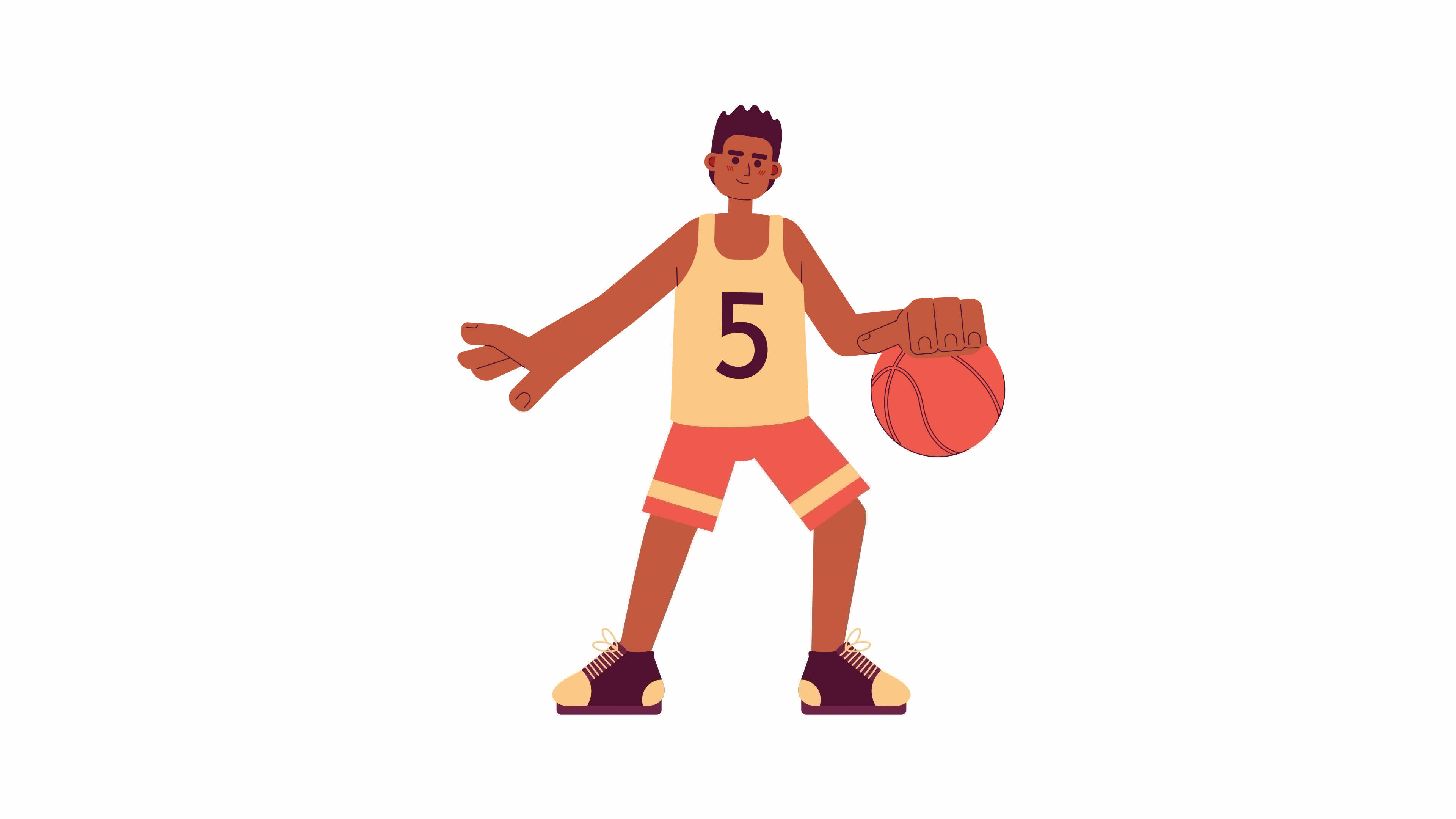 Basketball Moving Animation