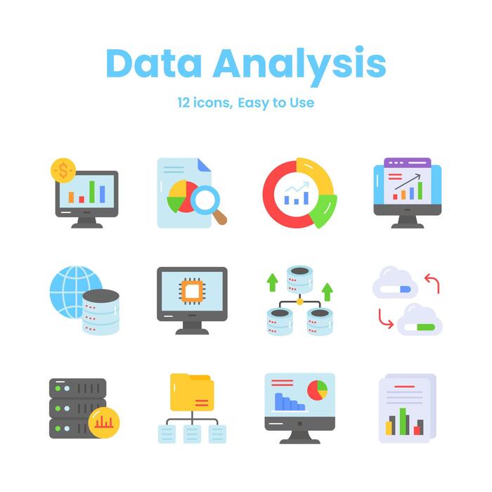 Data Analysis Logo Vector Art, Icons, and Graphics for Free Download