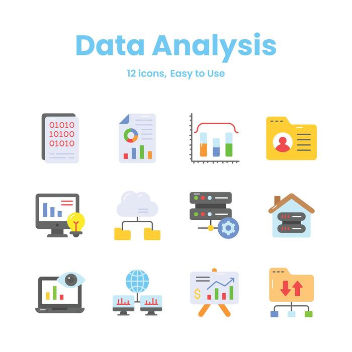 Data Analysis Logo Vector Art, Icons, and Graphics for Free Download