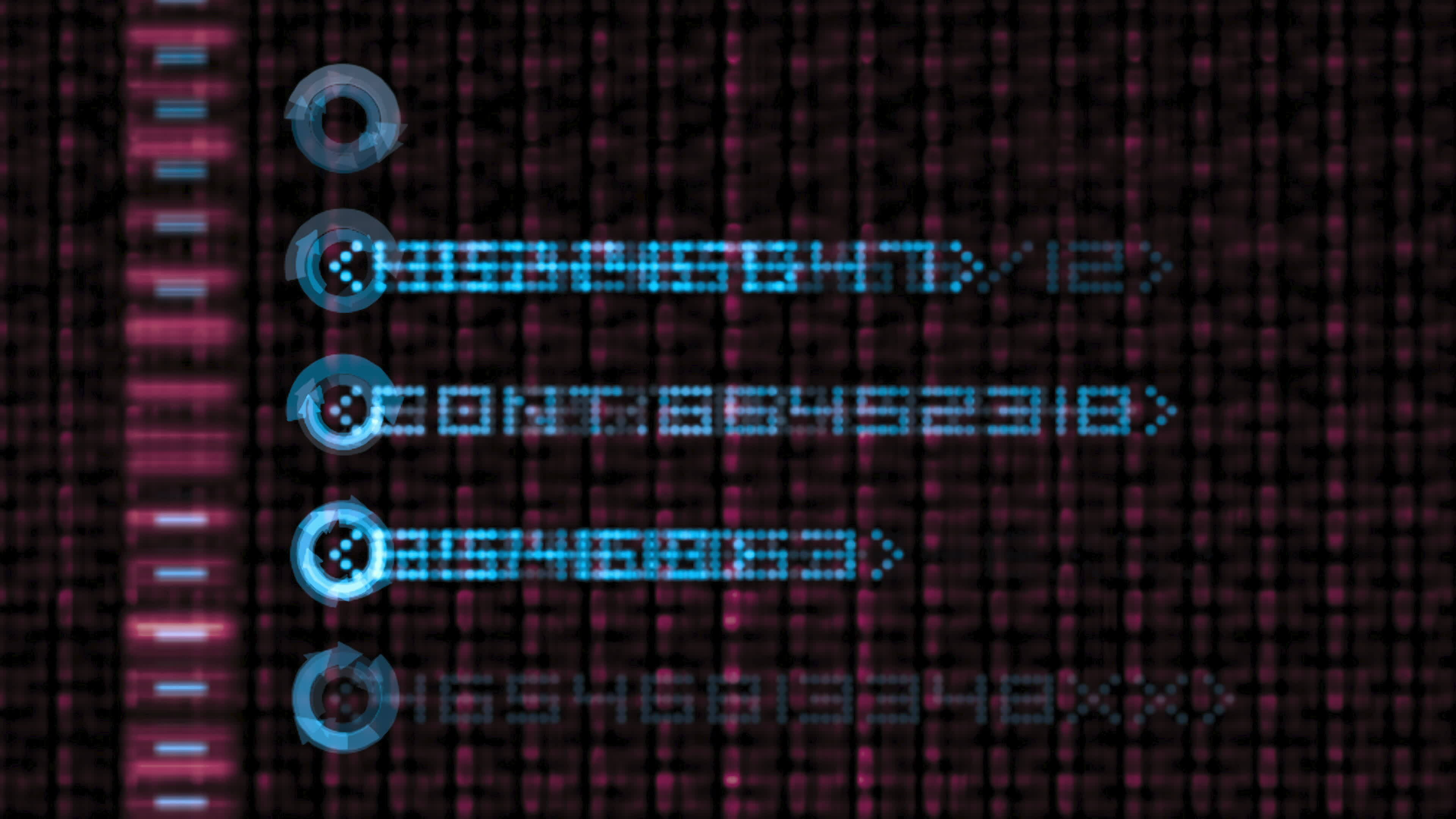 Streaming Data Screen Readout Loop 24538063 Stock Video At Vecteezy