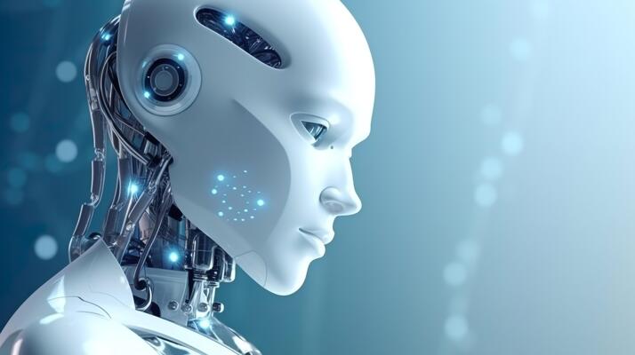 Artificial Intelligence Robot Stock Photos, Images and Backgrounds for ...