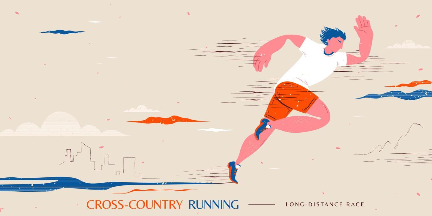 Cross Country Running Vector Art, Icons, and Graphics for Free Download