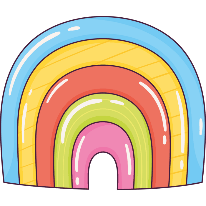 Rainbow Cartoon PNGs for Free Download