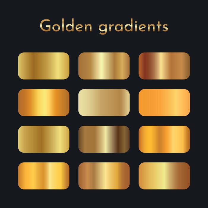 Gold Gradient SVGs for Free Download