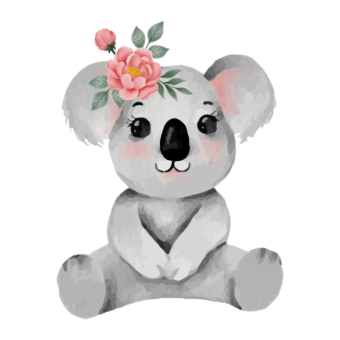 Koala Watercolor PNGs for Free Download