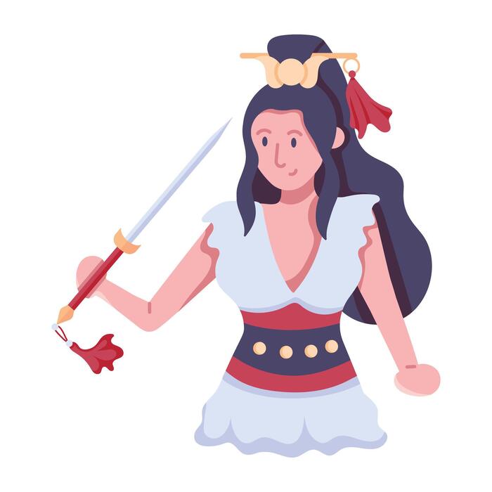Female Warrior Vector Art, Icons, and Graphics for Free Download