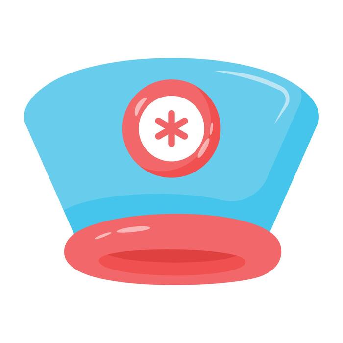 Nurse Hat Vector Art, Icons, and Graphics for Free Download