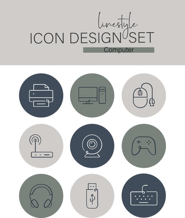 Computer Icon Pack Vector Art, Icons, and Graphics for Free Download