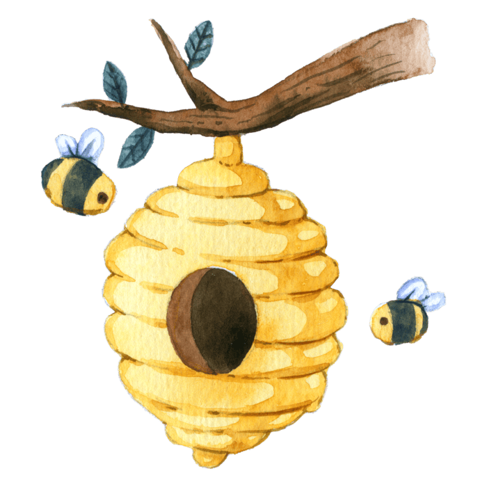 Watercolor Bee PNGs for Free Download