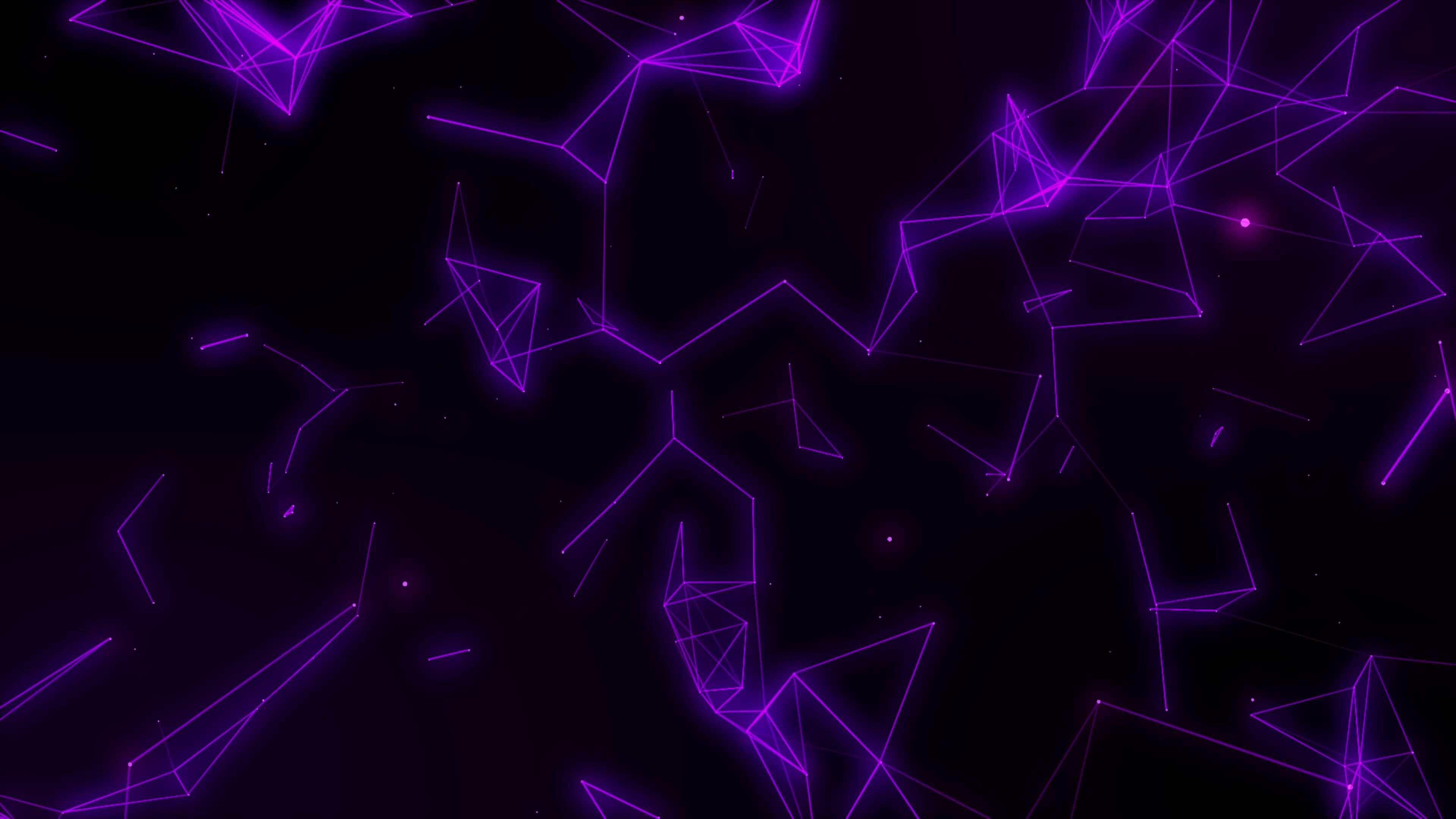 Animated Abstract purple color dots and line digital background 24663729 Stock Video at Vecteezy