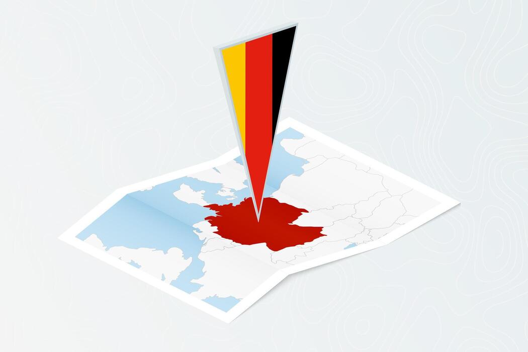 Germany Flag Map Vector Art, Icons, and Graphics for Free Download