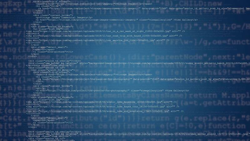 Running Website Source Codes as Many Layers. Web Technologies Concept ...