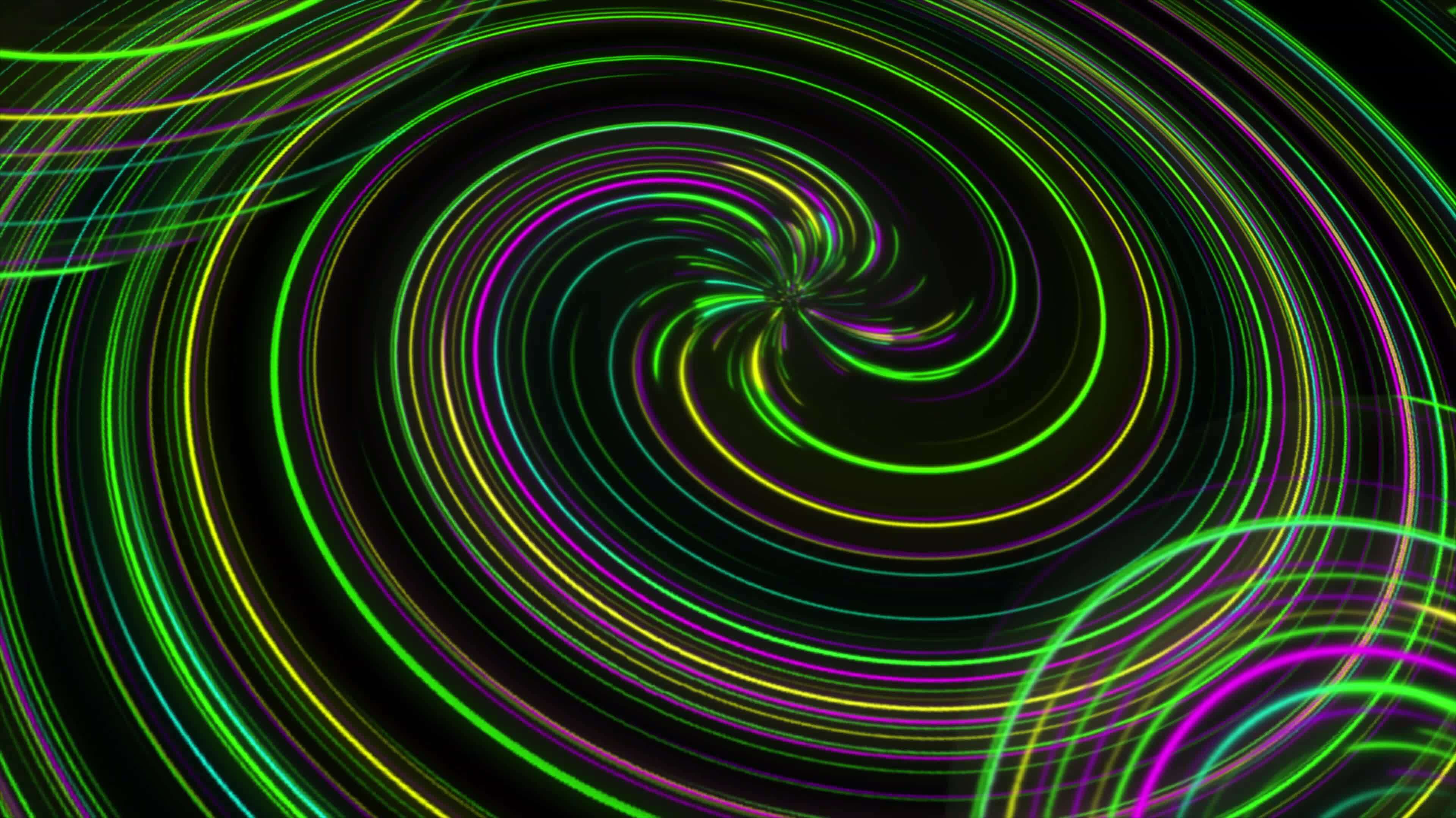 Animated green and pink color Rotating digital spiral pattern ... Animated green and pink color Rotating digital spiral pattern ...