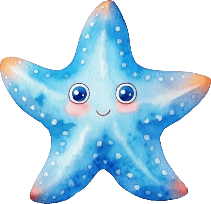 Watercolor Sea Animals PNGs for Free Download