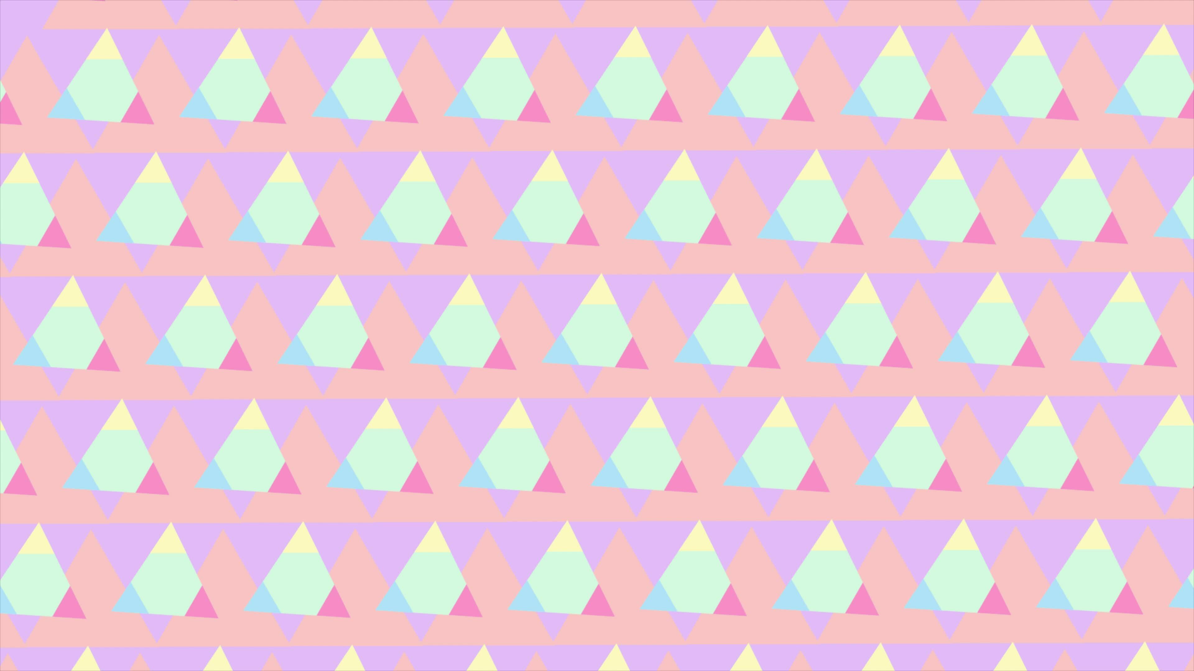 Colorful Illusion Creating Triangular Pattern Digital Background