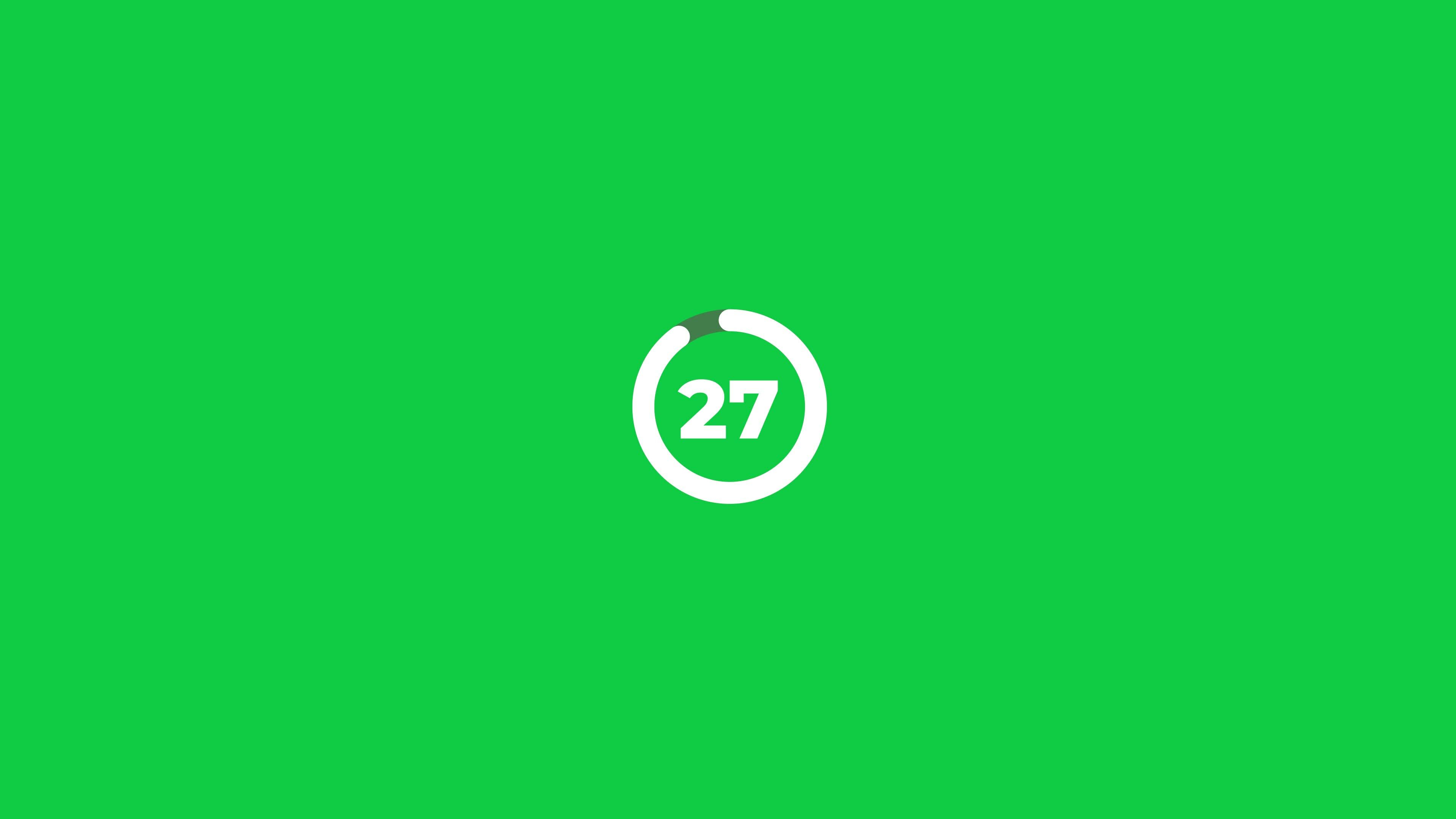 30 seconds countdown timer with circular loading shape on green screen background 24725627 Stock ...