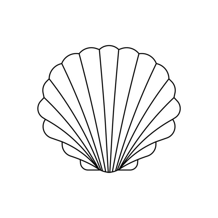 Shell Stencil Printable