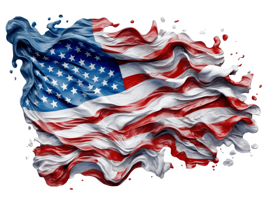 Distressed American Flag PNGs for Free Download