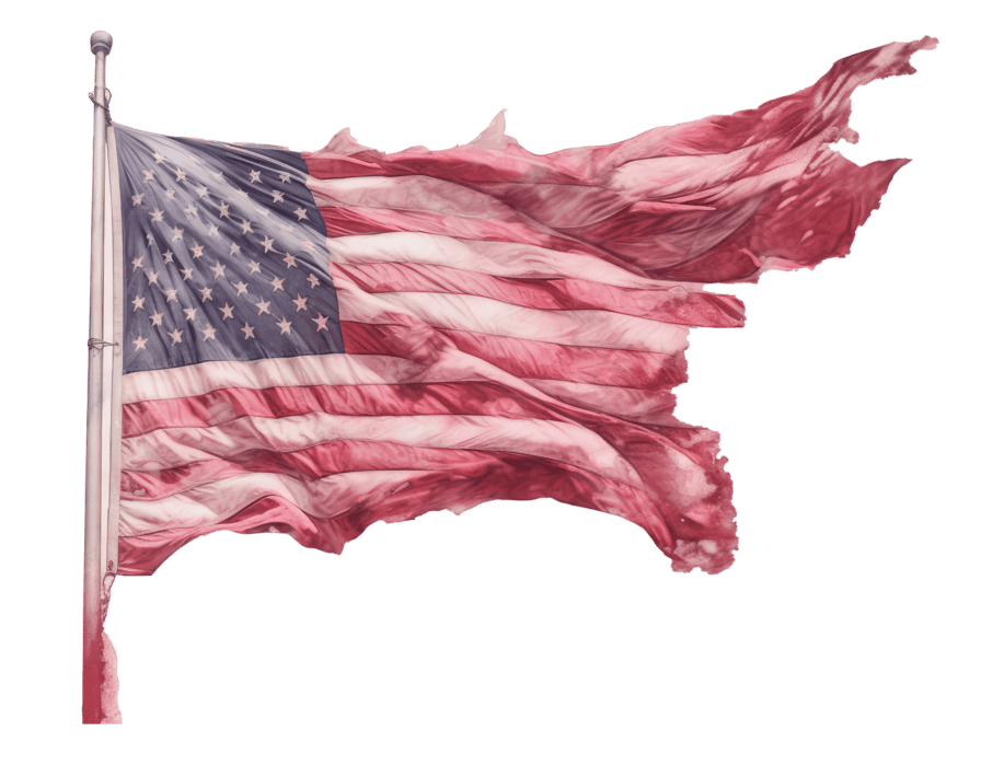 Distressed American Flag PNGs for Free Download