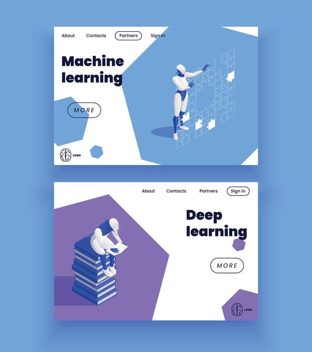 Machine Learning Background Vector Art, Icons, and Graphics for Free ...