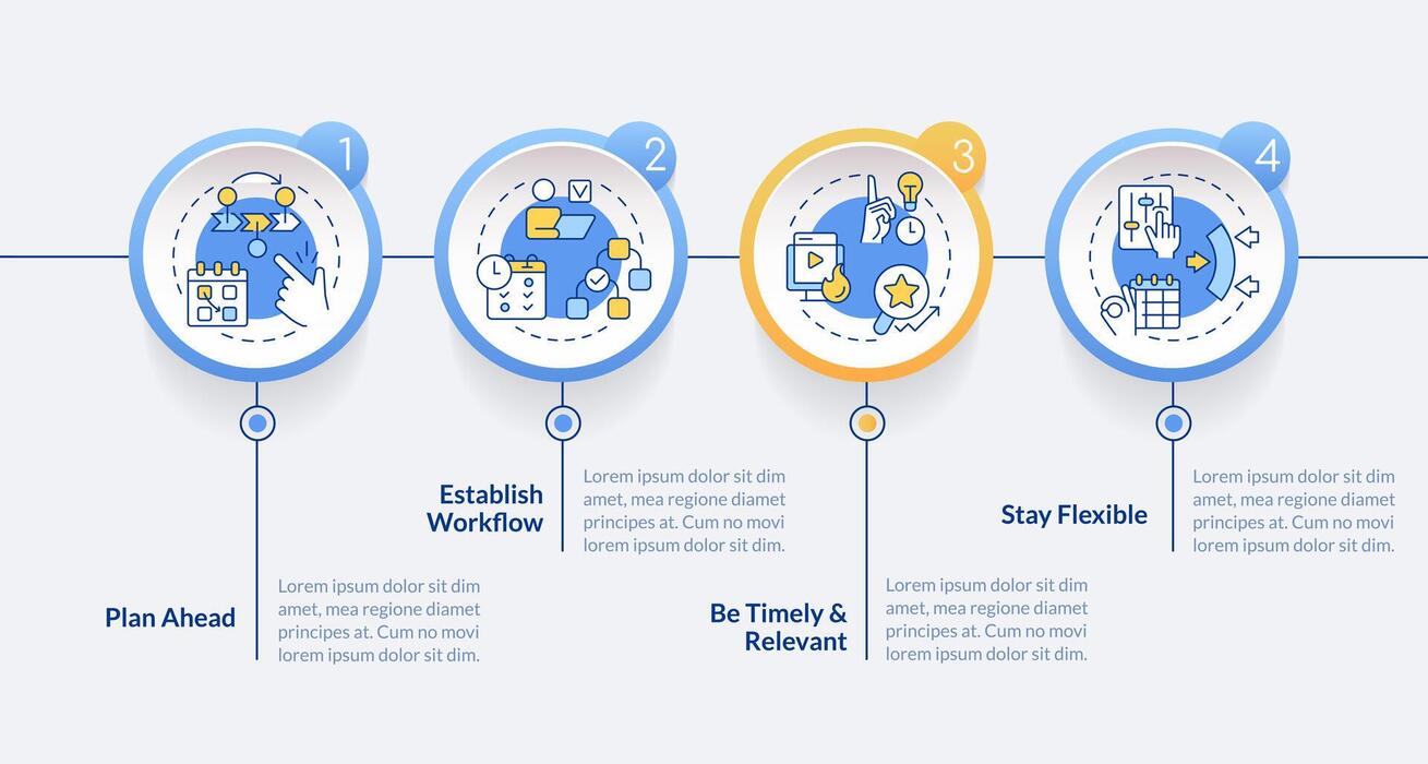 Workflow Infographic Vector Art, Icons, and Graphics for Free Download