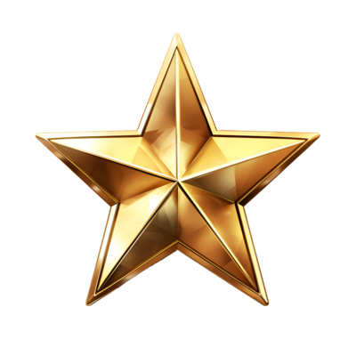 Gold Star PNGs for Free Download