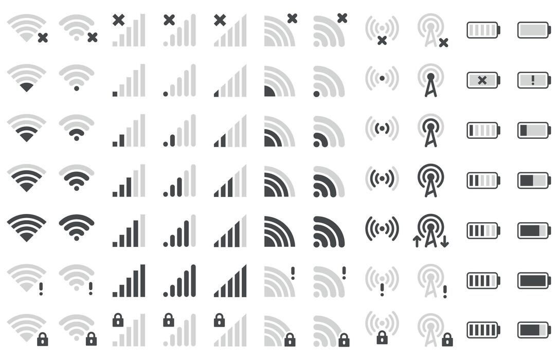 Signal Icon Vector Art, Icons, and Graphics for Free Download