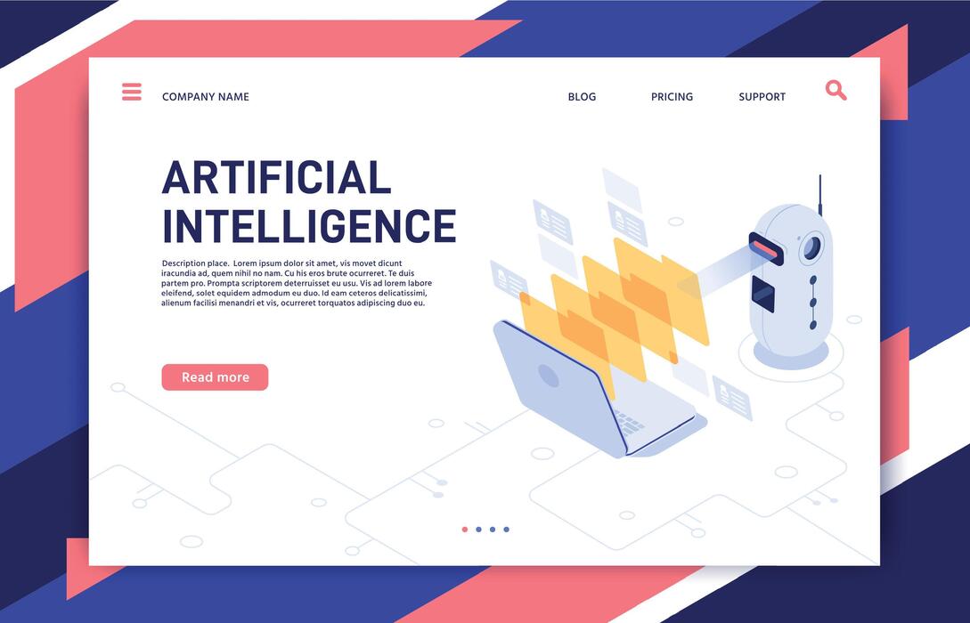 Artificial Intelligence Banner Vector Art, Icons, and Graphics for Free ...