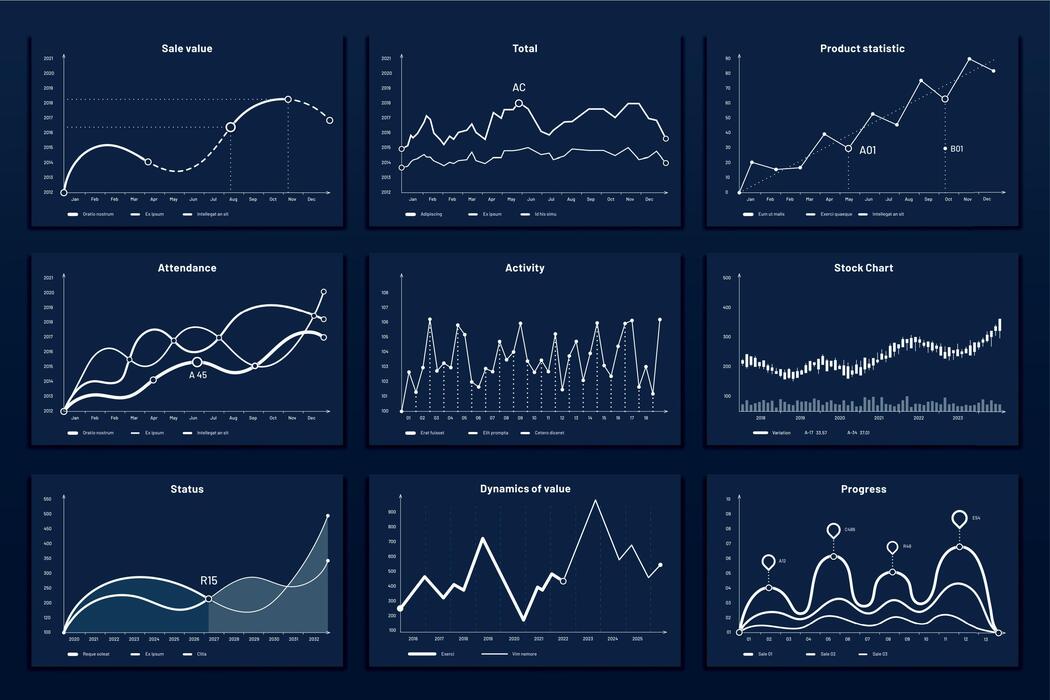 Power Bi Dashboard Vector Art, Icons, and Graphics for Free Download