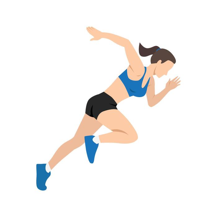 Female Runner Vector Art, Icons, and Graphics for Free Download