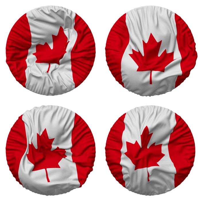 Canada Flag Circle PNGs for Free Download