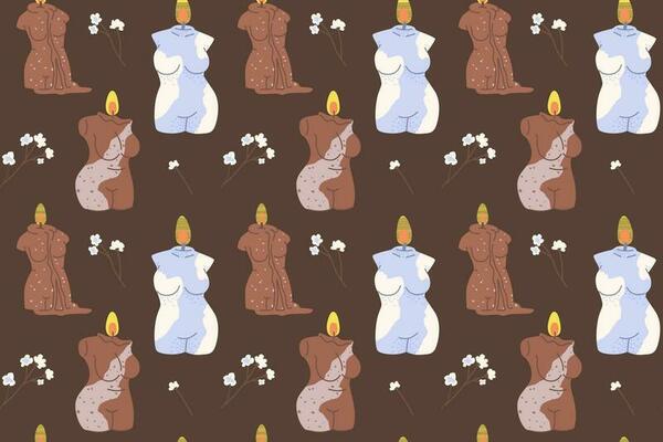 Women Seamless Pattern Vector Art Icons And Graphics For Free Download