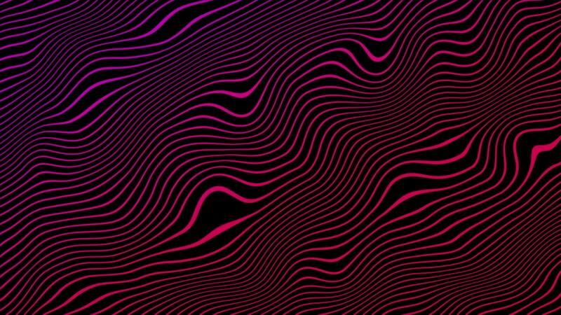 Red Wavy Line Motion Graphic Background Animation Wave Loop Animation Video Animation Ultra