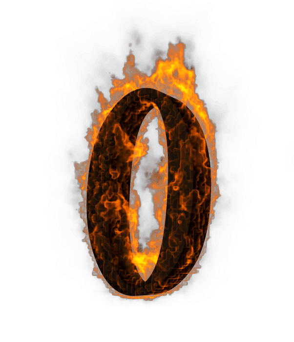 Letras De Fuego PNG para descargar gratis