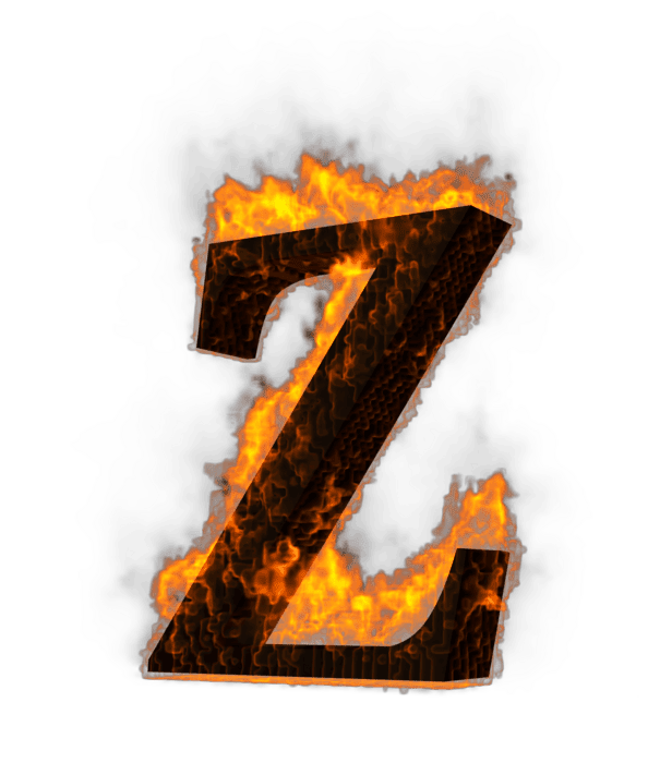 Letras De Fuego PNG para descargar gratis