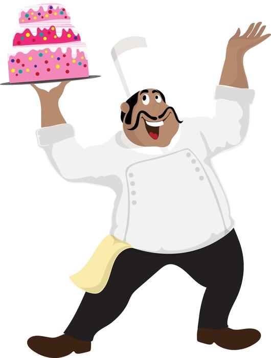 Chef Cake Vector Art, Icons, and Graphics for Free Download
