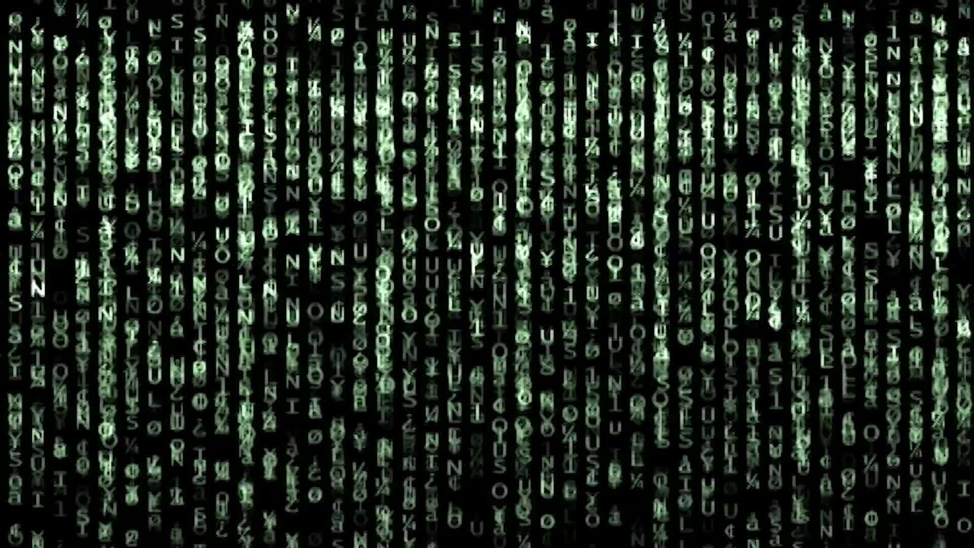 matrix technology animation on black background 24841807 Stock Video at ...