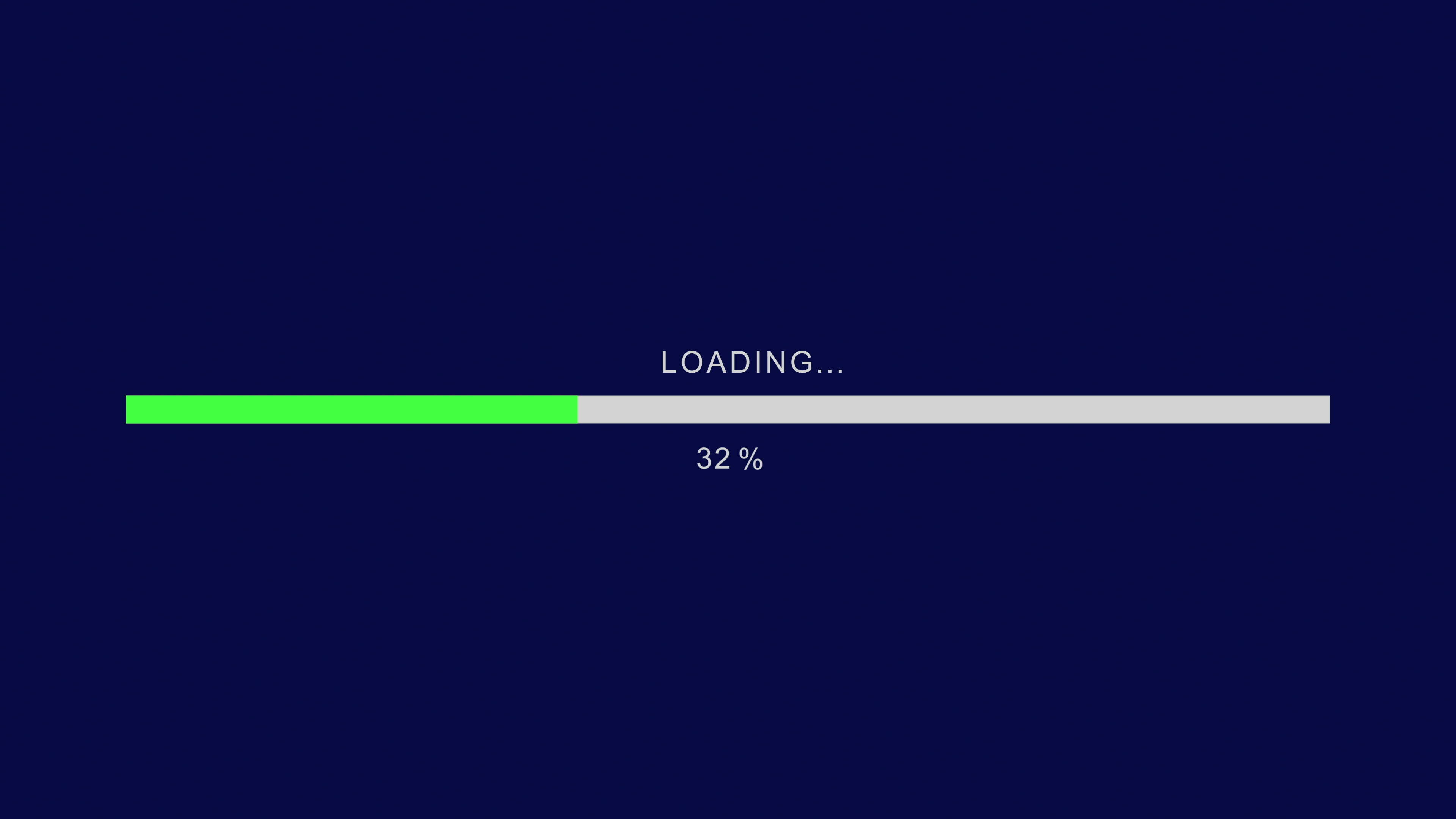 Loading Green Progress Bar on blue background 24851929 Stock Video at Vecteezy