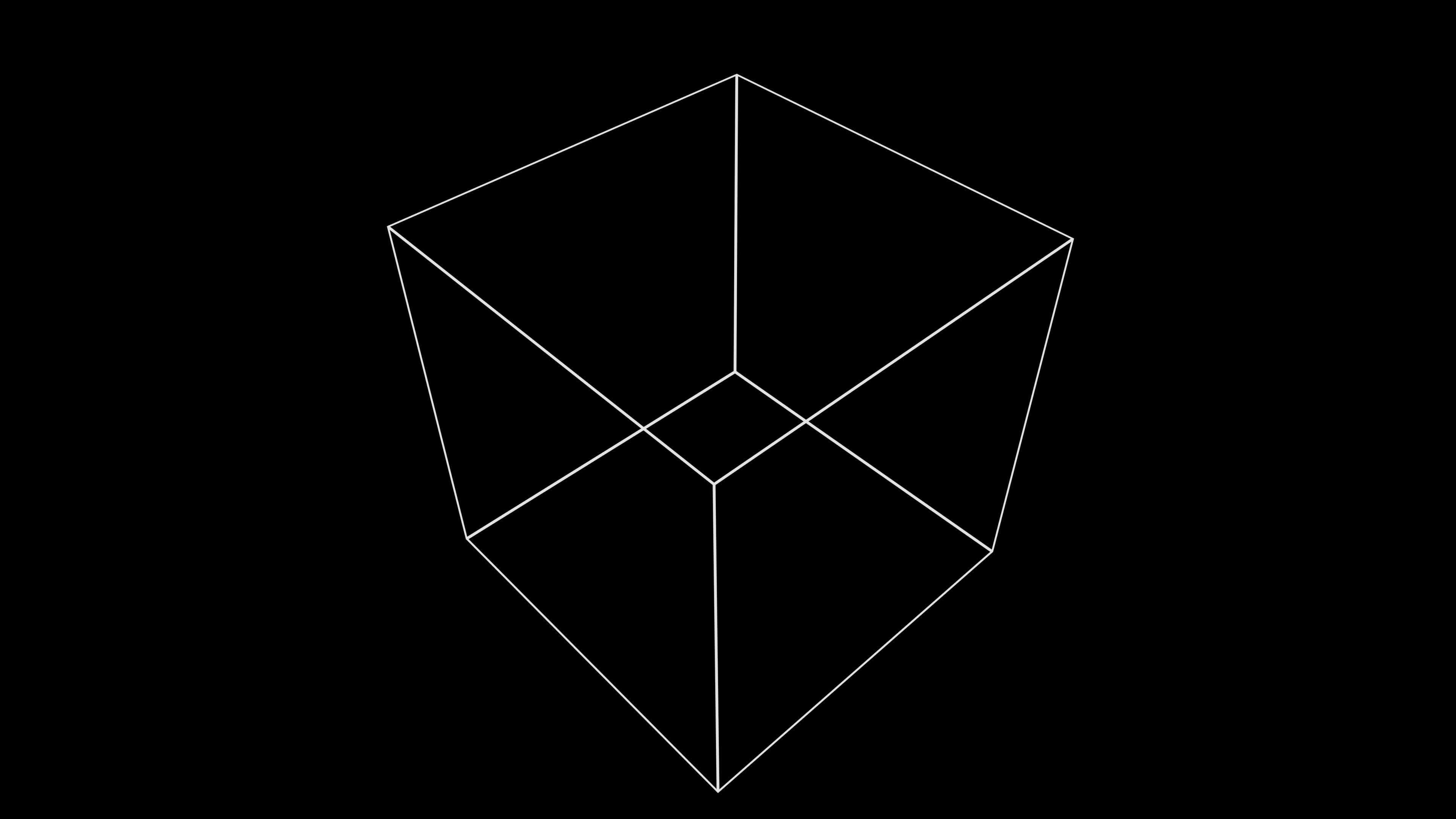 A Wireframe Cube Element Rotates Loop 24902574 Stock Video At Vecteezy