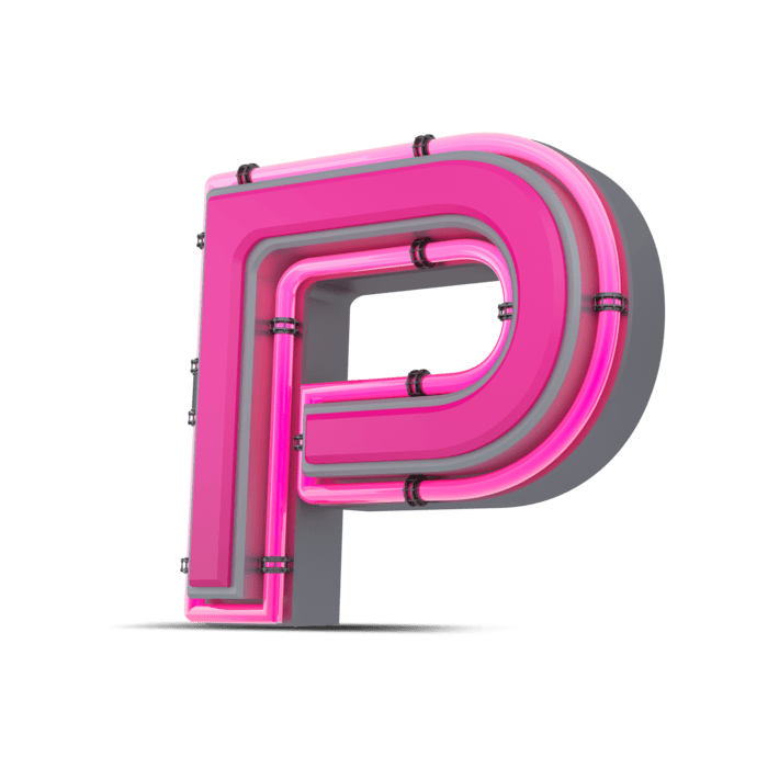 Pink 3d Letter PNGs for Free Download