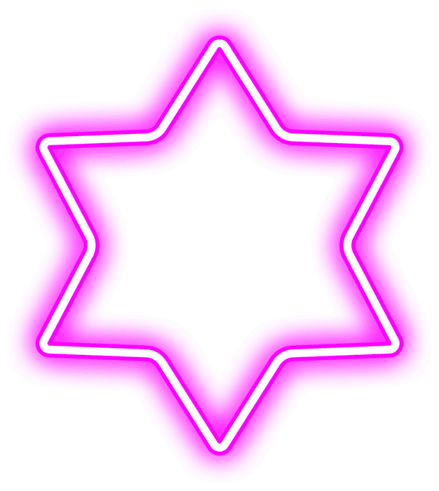 Neon Star PNGs for Free Download