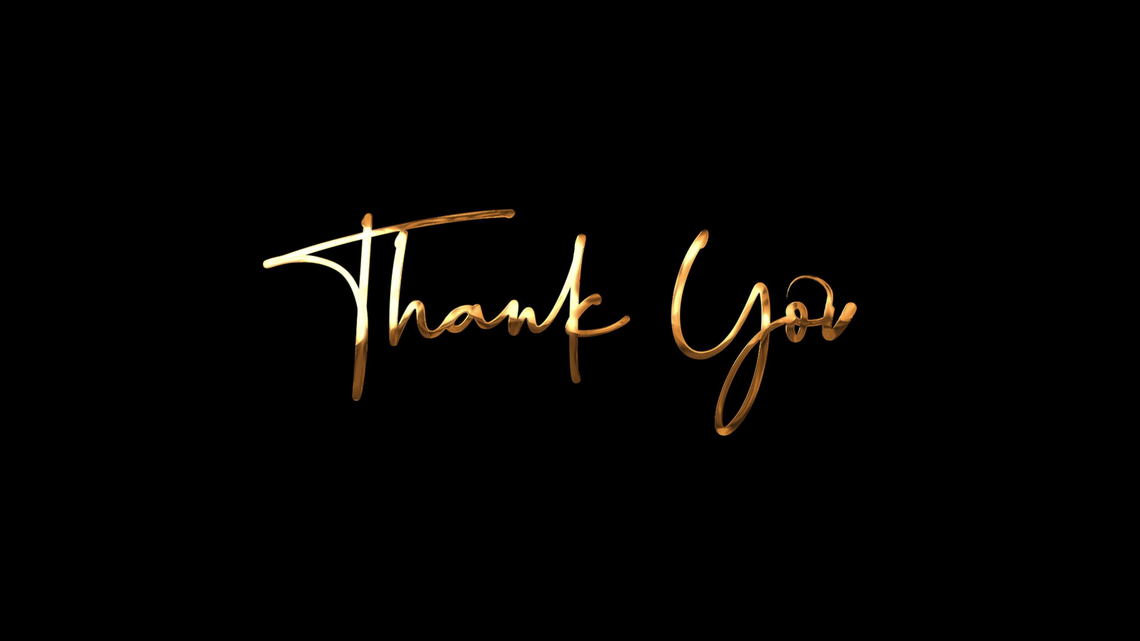 Premium Thank you text animation. Luxury handwriting Animated in gold ... Premium Thank you text animation. Luxury handwriting Animated in gold ...