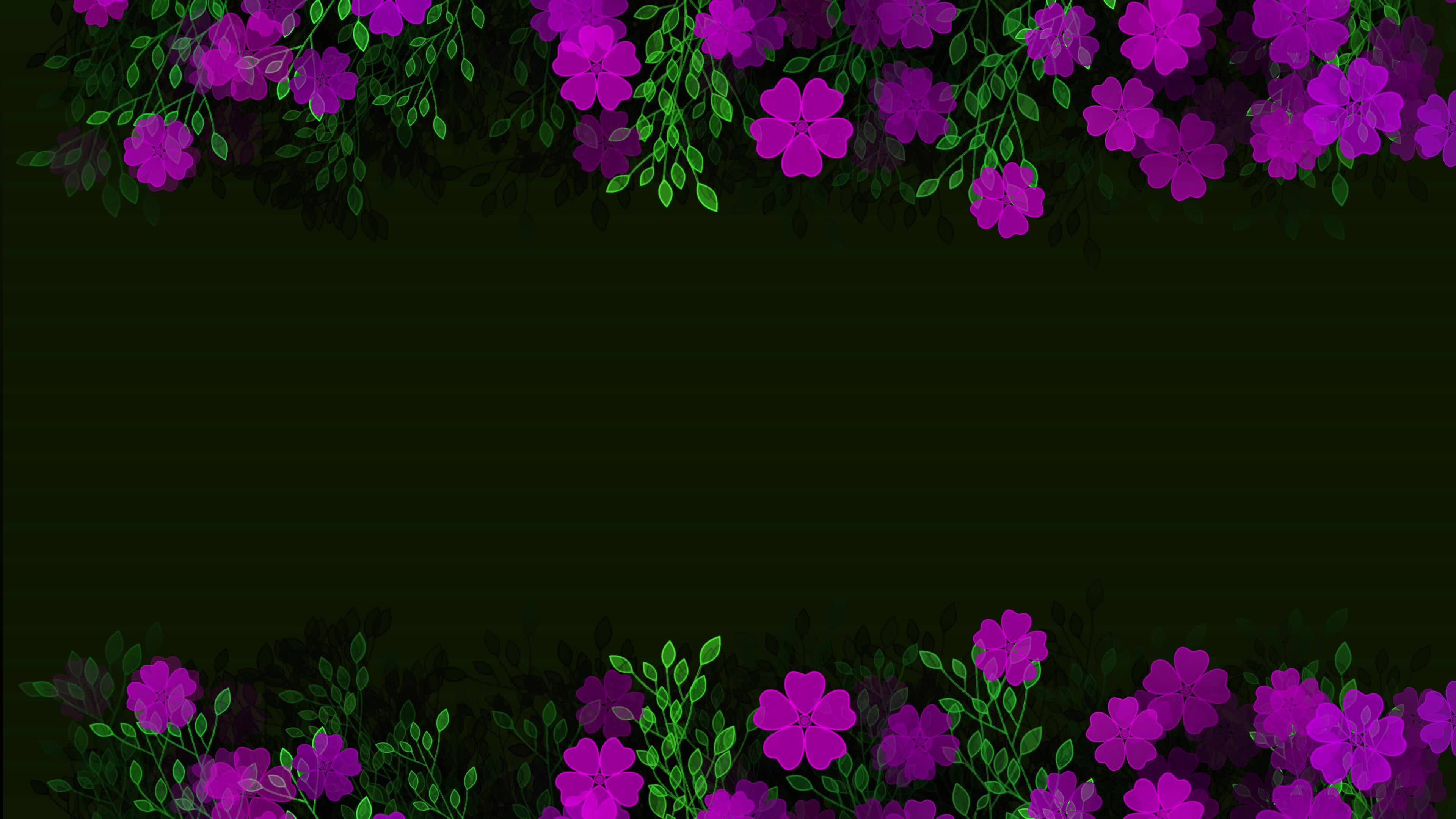 Animated Falling Flowers
