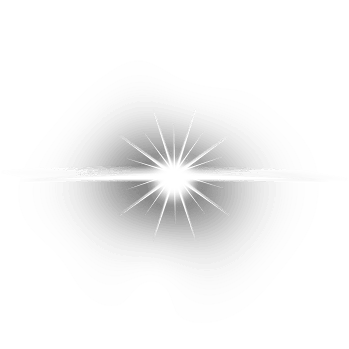 White Glowing Star PNGs for Free Download
