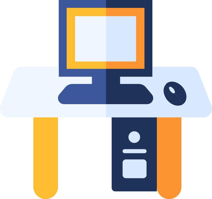School Computer Lab Vector Art, Icons, and Graphics for Free Download