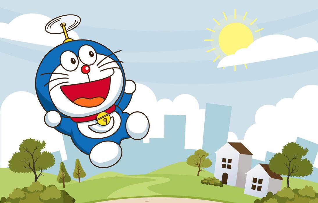 Doraemon Background Vector Art, Icons, and Graphics for Free Download