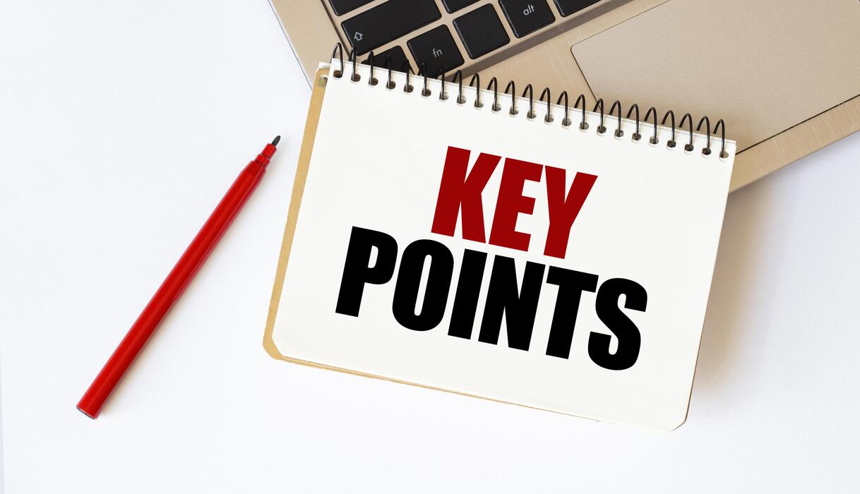 Key Points Stock Photos, Images and Backgrounds for Free Download