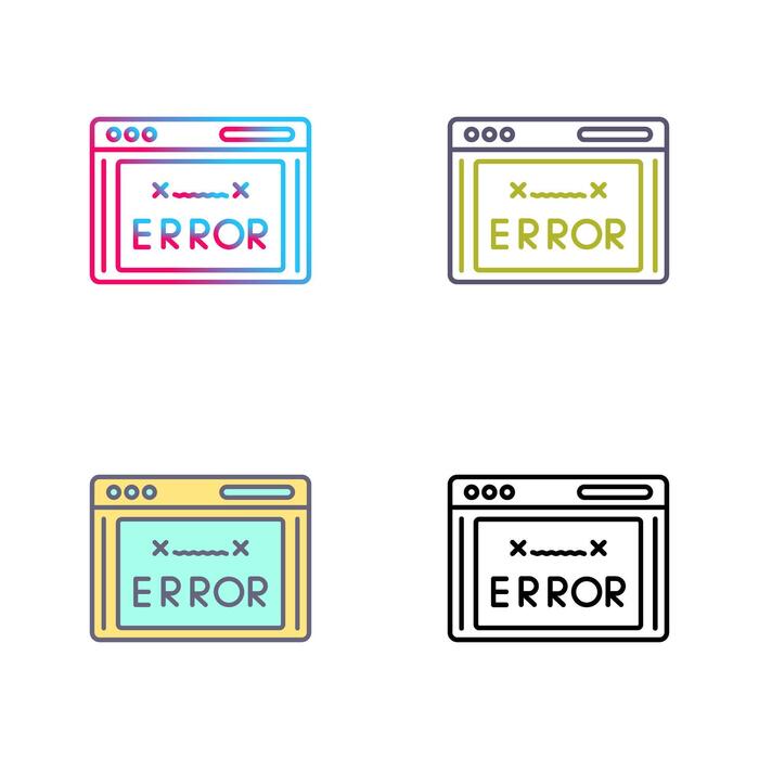 Error Sign Icon Vector Art, Icons, and Graphics for Free Download