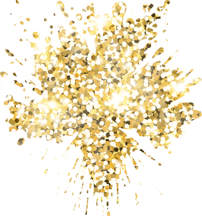 Golden Glitter PNGs for Free Download