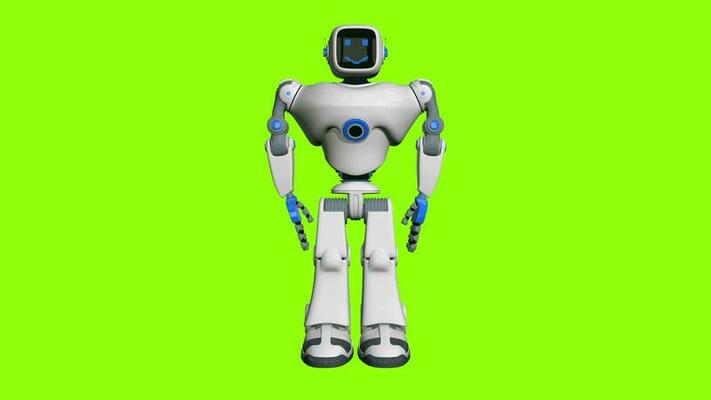 Robot Animation Stock Video Footage for Free Download